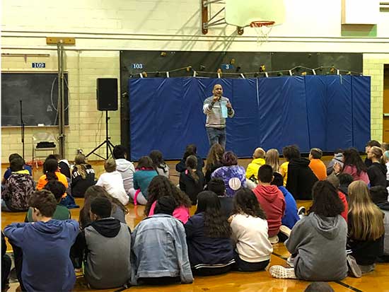 GAB & FRIENDS VISIT A.E. BURDICK SCHOOL – GABNOW.ORG