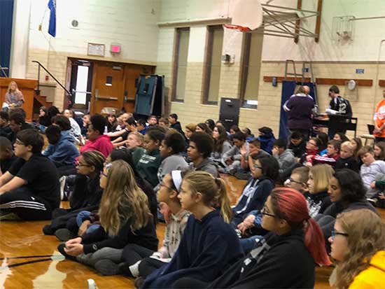 GAB & FRIENDS VISIT A.E. BURDICK SCHOOL – GABNOW.ORG